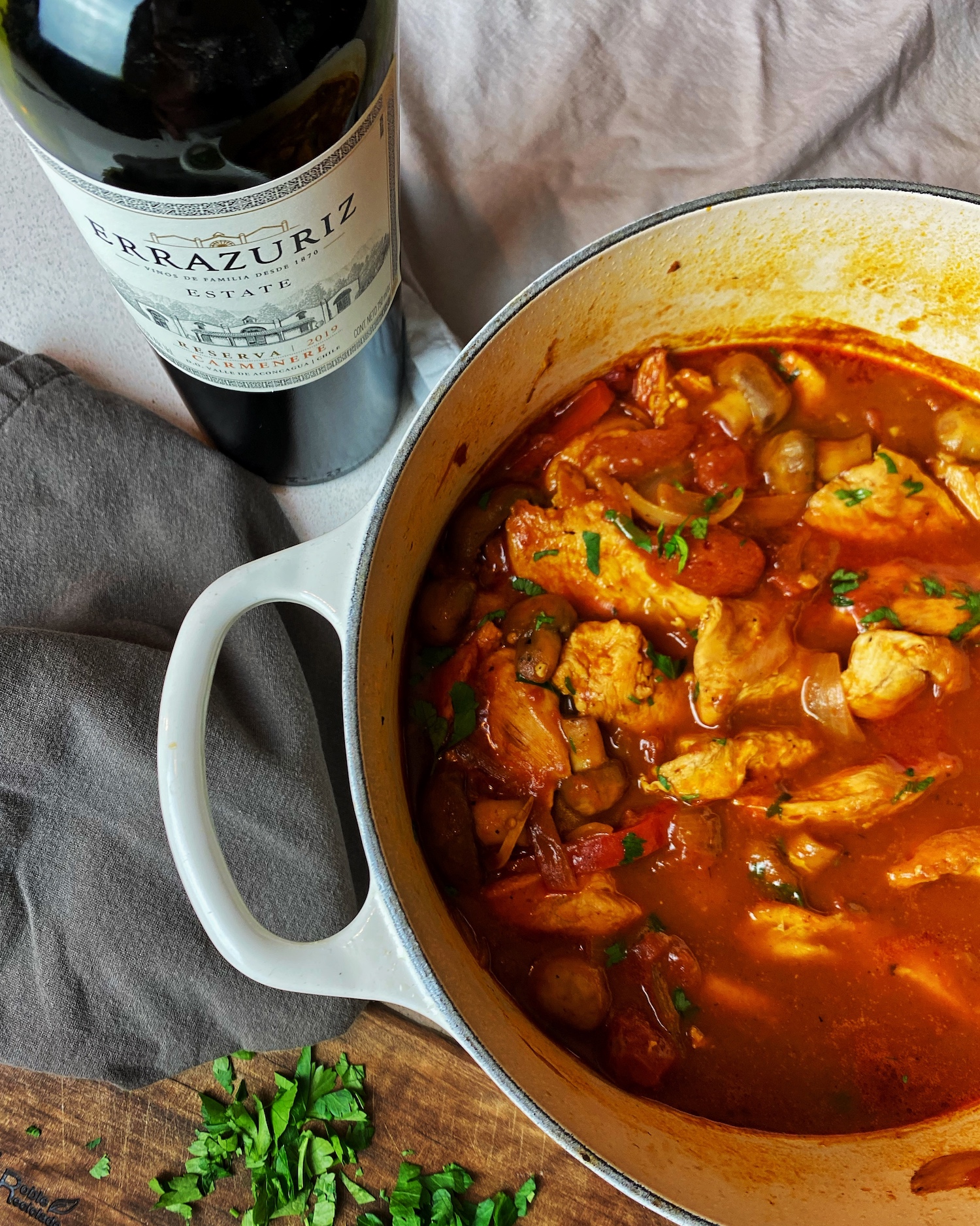 Mi Pollo Marengo - Comfort Food, French Style 🇫🇷 - Adriana Cotte